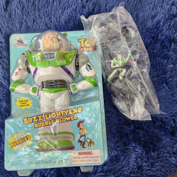 Disney | Toys | Disney Buzz Lightyear Bubble Blower Set | Poshmark